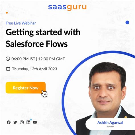 Saasguru On Linkedin Saasguru Salesforce Salesforceflows Freewebinar