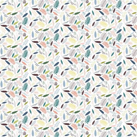 Premium Vector Leaves Vector Pattern