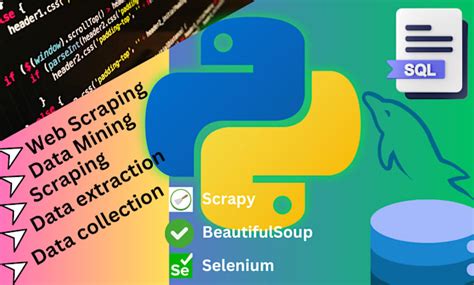 Do Web Scraping Data Mining Data Extraction Collection With Py By