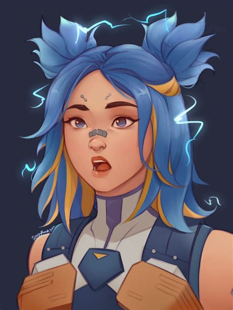 Neon Valorant Drawn By Sleepy Korok Danbooru