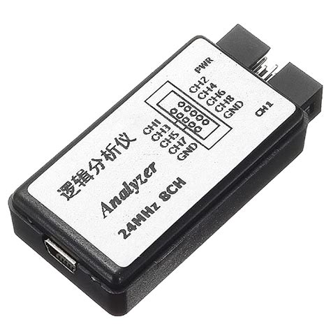 Usb Logic Analyzer 24m 8ch Microcontroller Arm Fpga Debug Tool