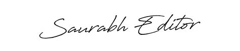 99 Saurabh Editor Name Signature Style Ideas First Class Autograph