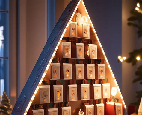 Новогодние адвент календари для детей в ожидании волшебства