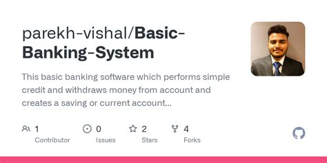 GitHub Parekh Vishal Basic Banking System This Basic Banking Software Which Performs Simple