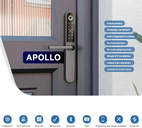 Blusafe Apollo Black Keyless Door Handle For Home Security Finger P Blusafe Solutions