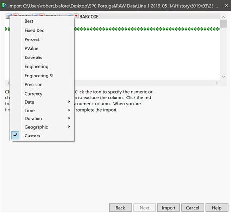 Solved Csv Import Error Jmp User Community