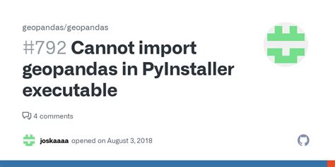 Cannot Import Geopandas In PyInstaller Executable Issue 792