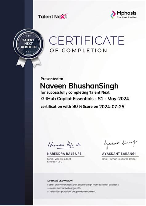 Completed Github Copilot Essentials Course Naveen Singh Posted On The Topic Linkedin