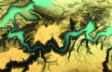 a shaded relief map with layer tinting of the flaming gorge national download scientific