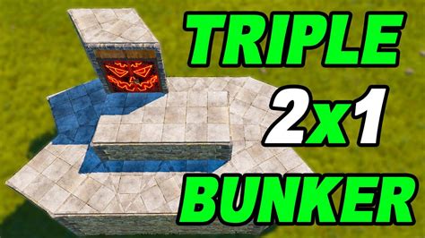 RUST BASE DESIGN 2x1 TRIPLE BUNKER YouTube