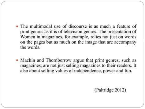 Multimodal Discourse Analysis Pptx