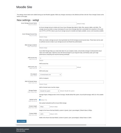 Github Elearning Bs23moodle Modwebgl Moodle Webgl Game Activity Plugin With Azure Blob