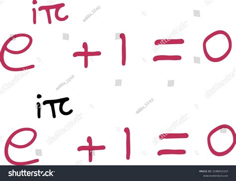 Euler Identity Vector Art Colour Mathematics Stock Vector Royalty Free 2198415107 Shutterstock