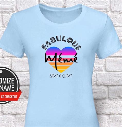 Fabulous Meme Sassy And Classy Birthday T Shirt Birthday Etsy