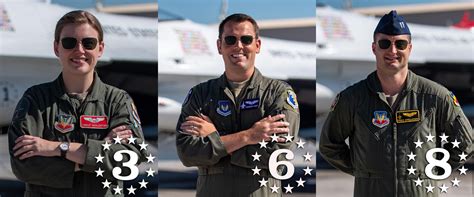 Air Force Thunderbirds Announce New Pilots For A New Season