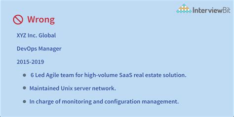 DevOps Engineer Resume Full Guide And Example InterviewBit