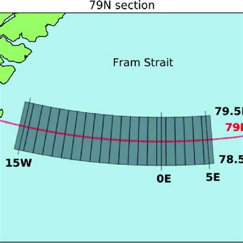 Map Of Fram Strait Displaying Considered Area Grey Boxes For Sar Sea Download Scientific