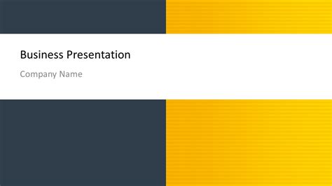 Yellow Powerpoint Background