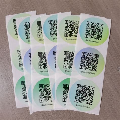 Custom Made Office Custom Qr Code Labels 5 Qty Poshmark