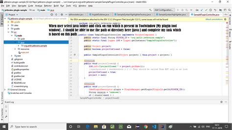 How To Run A Plugin When We Click On A Directory Or File Of The Project