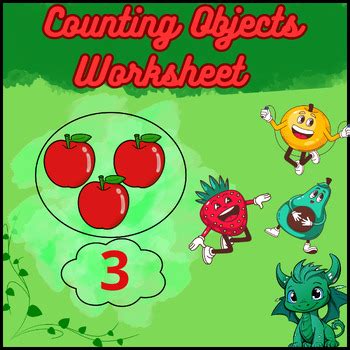 Counting Objects Worksheet By Lessonshero TPT