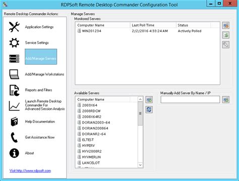 remote desktop commander suite terminal server and rds session management and reporting