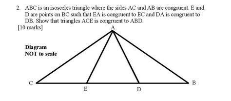 Solved ABC Is An Isosceles Triangle Where The Sides AC Chegg