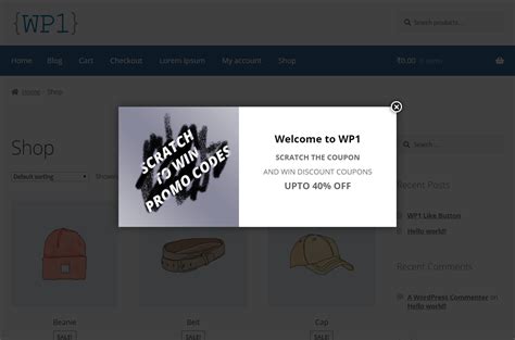 Scratch Coupon For Woocommerce Woocommerce Marketplace