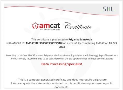 Level Up Achieved Completed The Amcat Assessment Ready For New