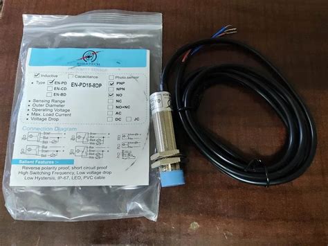 Brass Inductive Proximity Sensor Mm Model Name Number En Pd Dp