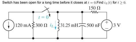 Solved Switch Has Been Open For A Long Time Before It Closes