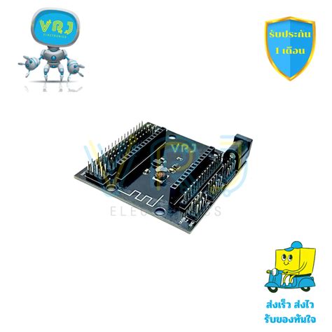 ฐาน Nodemcu Base Ver 1 0 ใช้กับ Nodemcu V3 Esp8266 สำหรับขยายขา ทดลอง