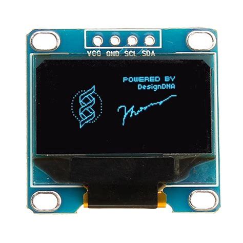 Inch I C IIC Pin OLED Display Module BLUE