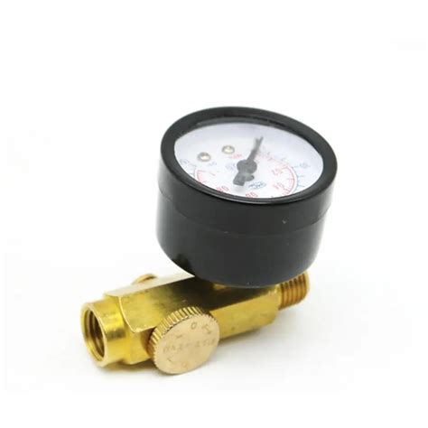 합금강 압력 조절 밸브 더블 유닛 대형 다이얼 공기압 게이지 레귤레이터 Aliexpress