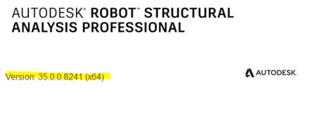Robot Structural Analysis 2022 部署安装（包含 Hot Fix 1）后显示错误的软件版本号