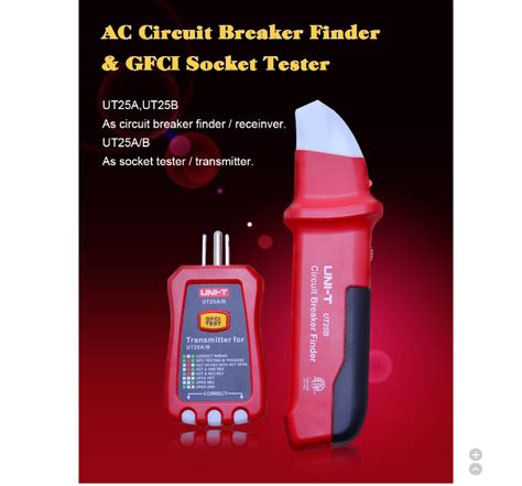 Uni T Professional Automatic Circuit Breaker Finder Socket Tester Electrician Diagnostic Tool