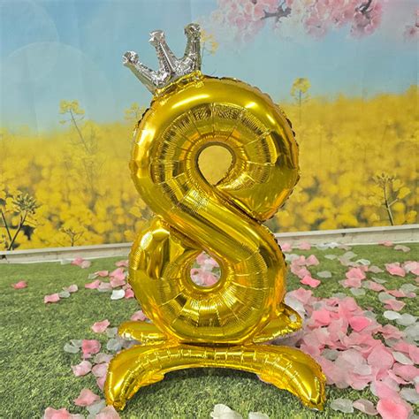 크라운 스탠딩 숫자 은박풍선 대형 숫자 풍선 파티용품 판매 쇼핑몰 파티붕붕