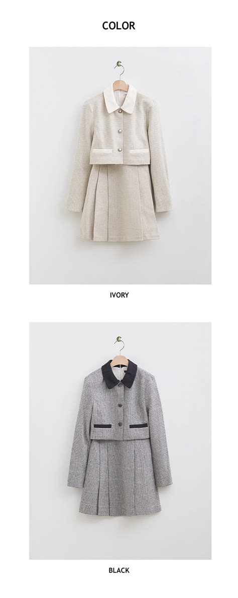 배색카라 2in1 플리츠 원피스2colors 하객룩원피스 가을 하객룩 Rmowd4vr24