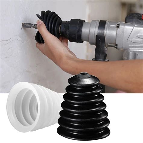 전기 드릴 망치 먼지 커버 고무 충격 망치 먼지 커버 가정용 목공 집진기 전동 공구 액세서리전동 공구 부품 Aliexpress