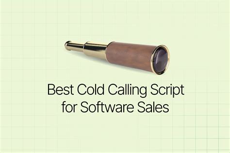 Create The Best Cold Calling Script For Software Sales CUFinder