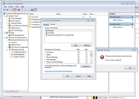 C How Can I Solve Msmq Cannot Be Deleted Stack Overflow
