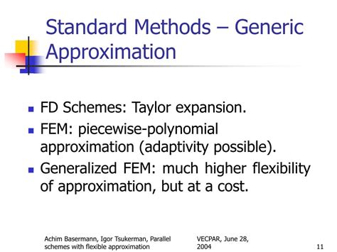 Ppt Flexible Local Approximation Schemes And Parallel Generalized