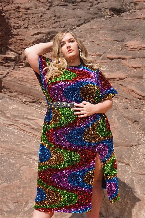 Plus Size Sequin Dresses Sparklebutt