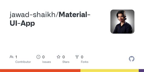 Github Jawad Shaikhmaterial Ui App