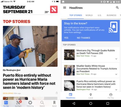 IOS Vs Android Oreo Full Final Visual Comparison Screenshots