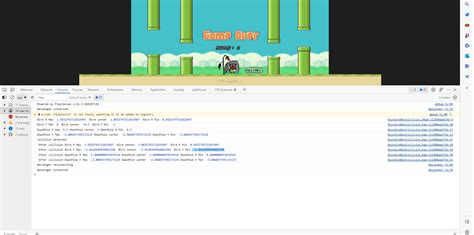 How To Have Bounding Box Collision Between 2 Sprites In Flappy Bird