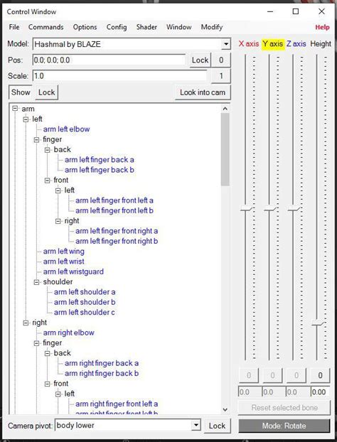 Does Blender Have A Control Window To Move Bones Like Xnalara Rblenderhelp