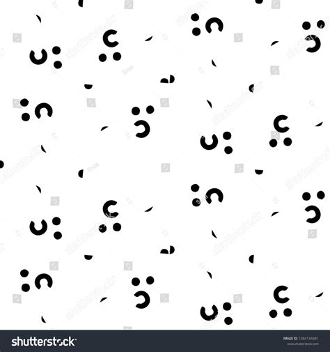 Simple Black White Vector Illustration Abstract Stock Vector Royalty Free