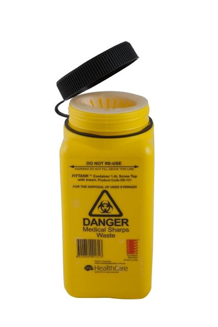 Sharps Container 14lt Fittank™ Screw Top Colmed Group Shipping Sharps Container 14lt Fittank™ Screw Top Colmed Group Shipping