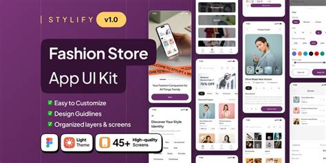 Stylify Fashion Store Mobile App Ui Kit Figma